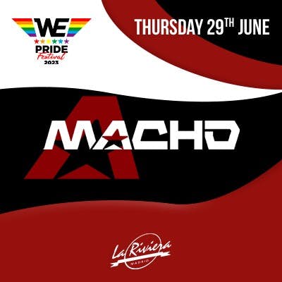 Comprar entradas 29.06 MACHO PARTY en Entradas a tu alcance